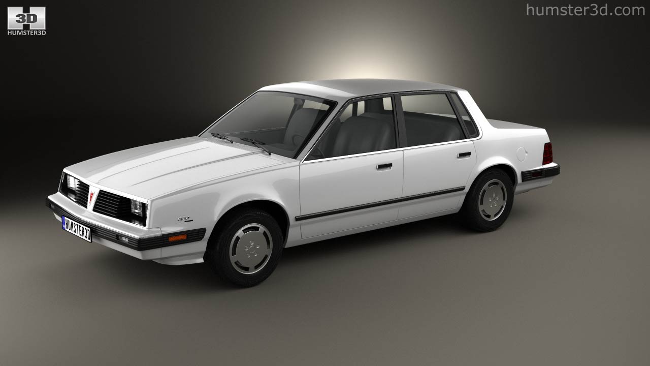 360 view of Pontiac 6000 STE 2024 3D model - 3DModels store