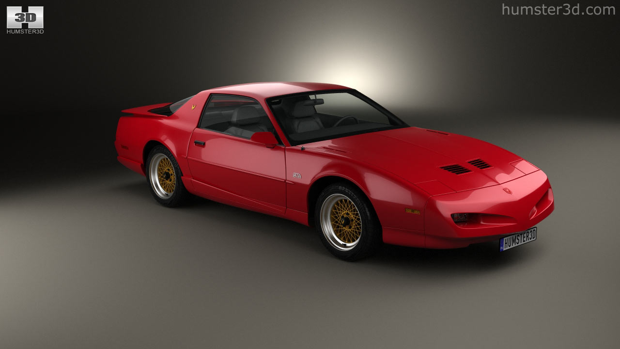 360 view of Pontiac Firebird Trans Am GTA 1993 3D model - 3DModels store