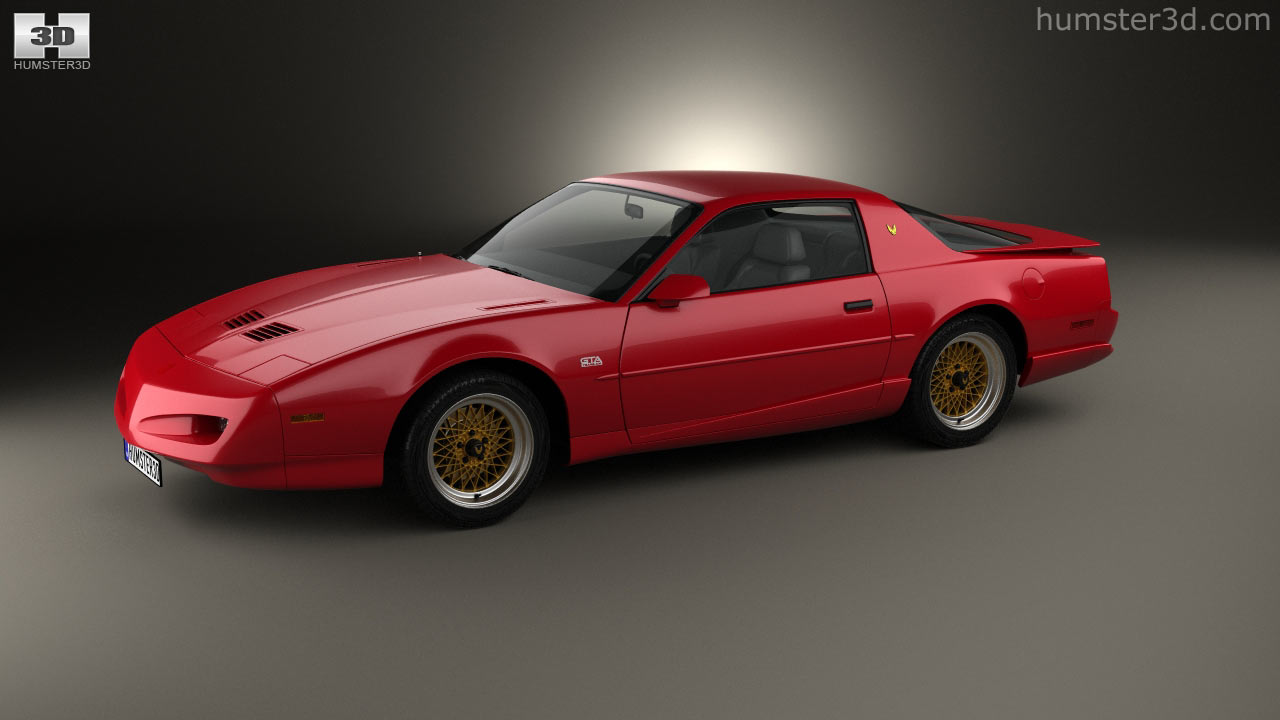 360 view of Pontiac Firebird Trans Am GTA 1993 3D model - 3DModels store