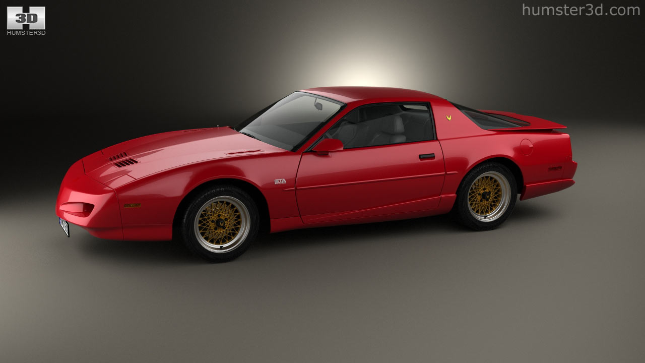 360 view of Pontiac Firebird Trans Am GTA 1993 3D model - 3DModels store
