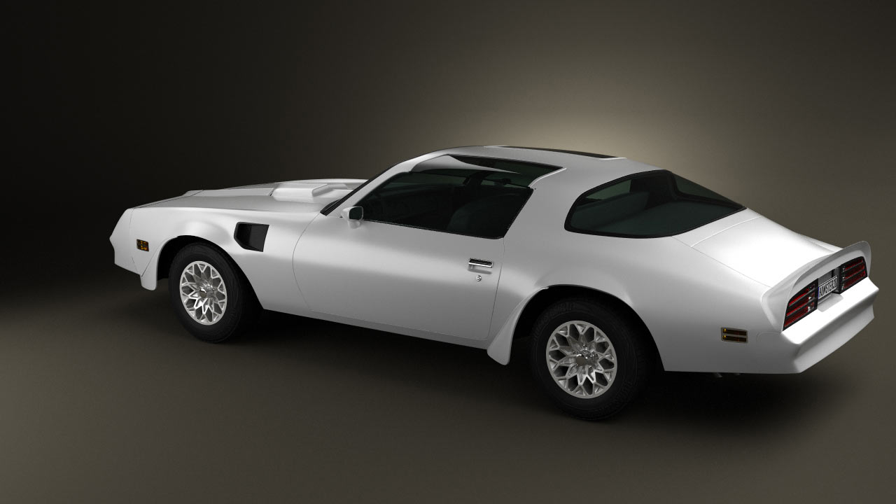 360 view of Pontiac Firebird Trans Am 1977 3D model - 3DModels store