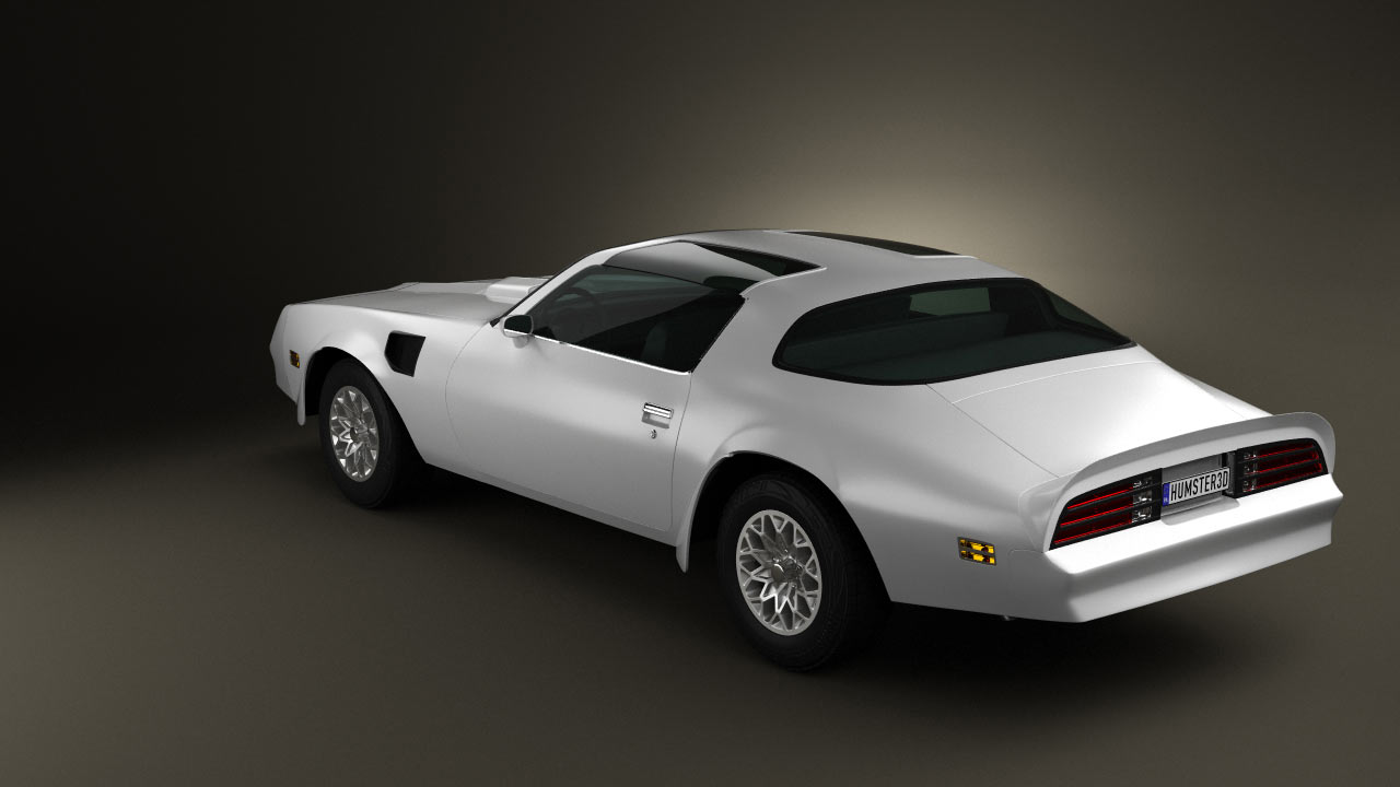 360 view of Pontiac Firebird Trans Am 1977 3D model - 3DModels store