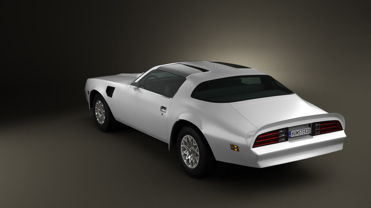 360 view of Pontiac Firebird Trans Am 1977 3D model - 3DModels store