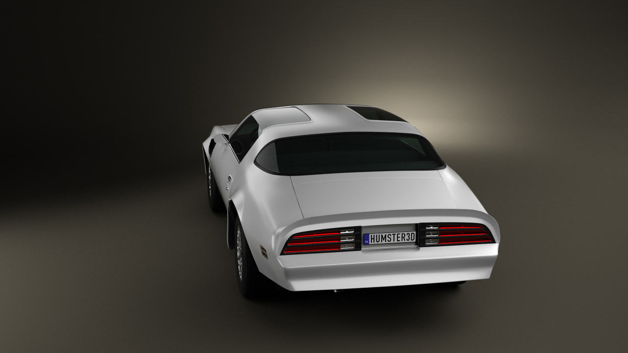 360 view of Pontiac Firebird Trans Am 1977 3D model - 3DModels store