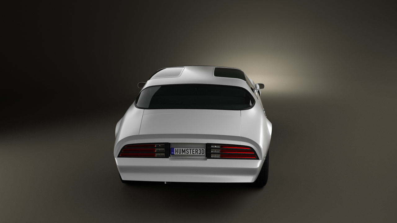 360 view of Pontiac Firebird Trans Am 1977 3D model - 3DModels store
