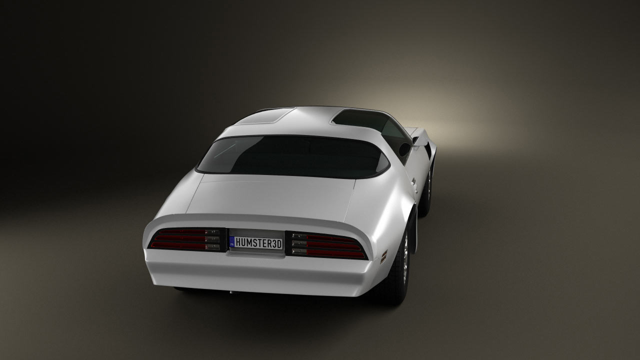 360 view of Pontiac Firebird Trans Am 1977 3D model - 3DModels store