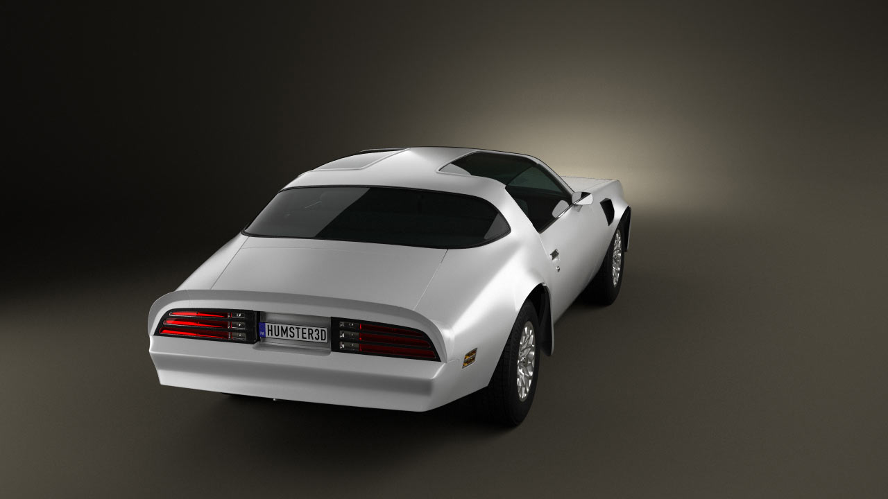 360 view of Pontiac Firebird Trans Am 1977 3D model - 3DModels store