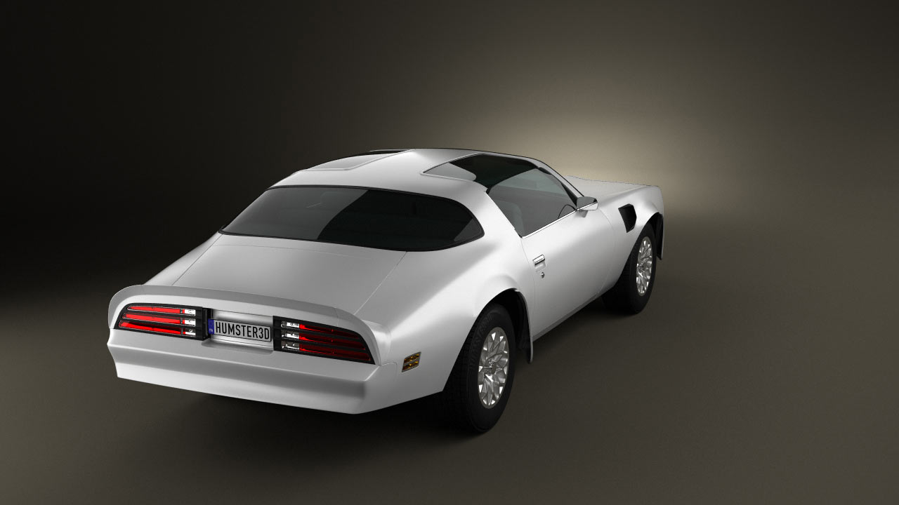 360 view of Pontiac Firebird Trans Am 1977 3D model - 3DModels store