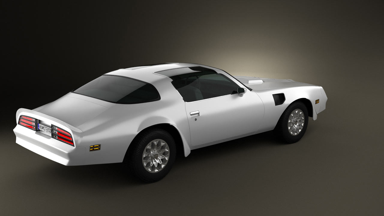 360 view of Pontiac Firebird Trans Am 1977 3D model - 3DModels store