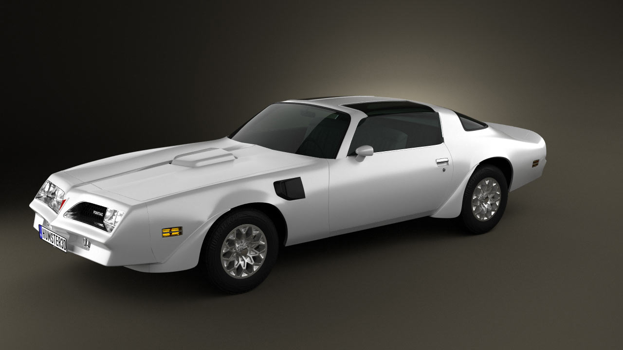 360 view of Pontiac Firebird Trans Am 1977 3D model - 3DModels store