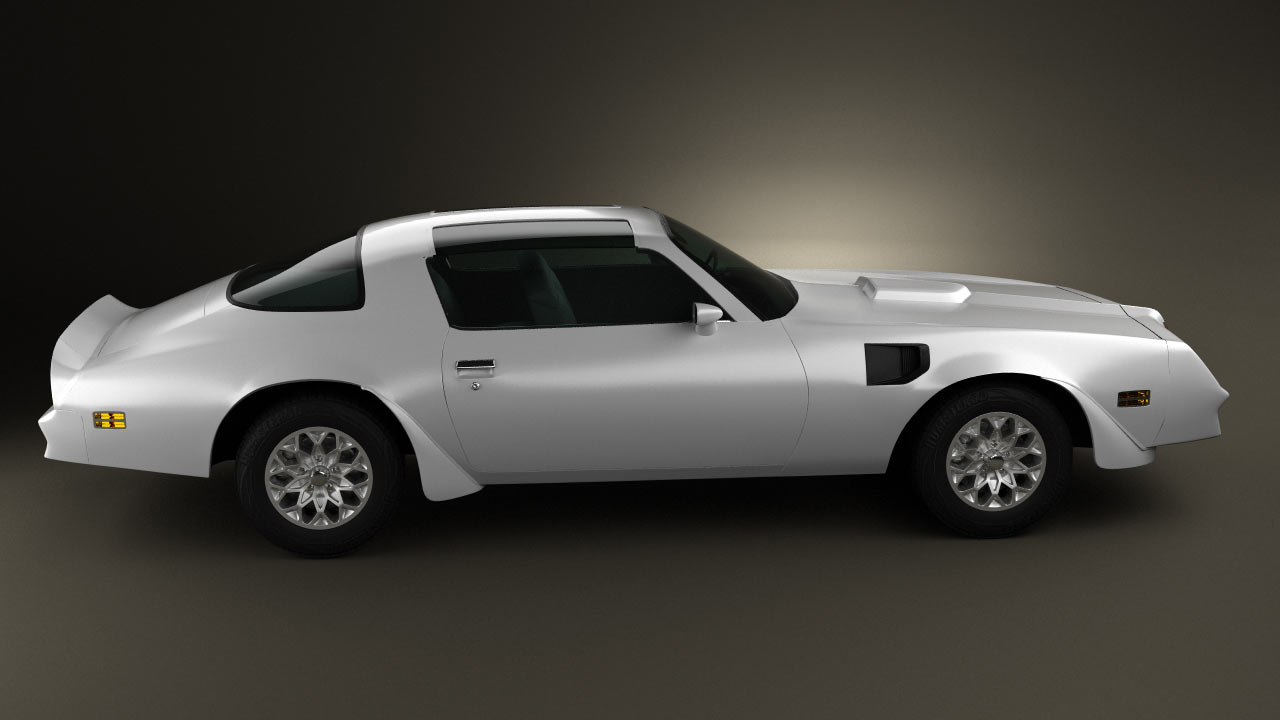 360 view of Pontiac Firebird Trans Am 1977 3D model - 3DModels store