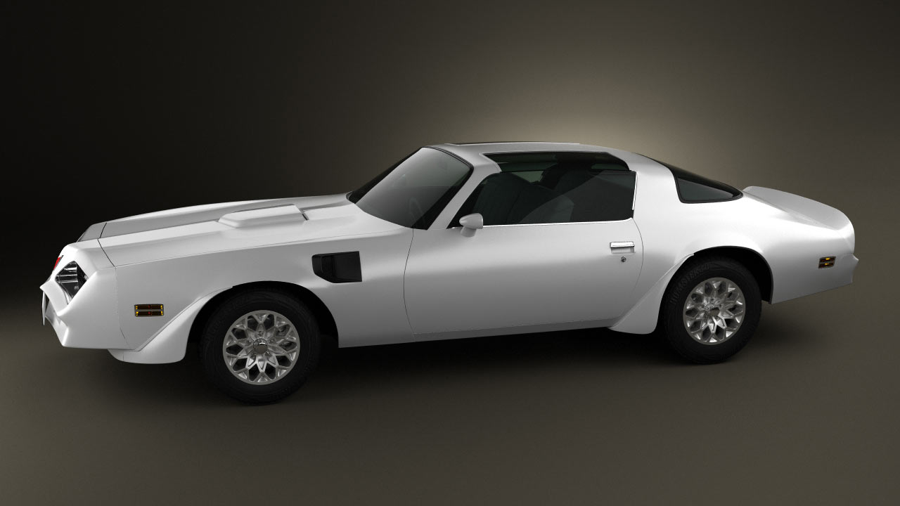 360 view of Pontiac Firebird Trans Am 1977 3D model - 3DModels store