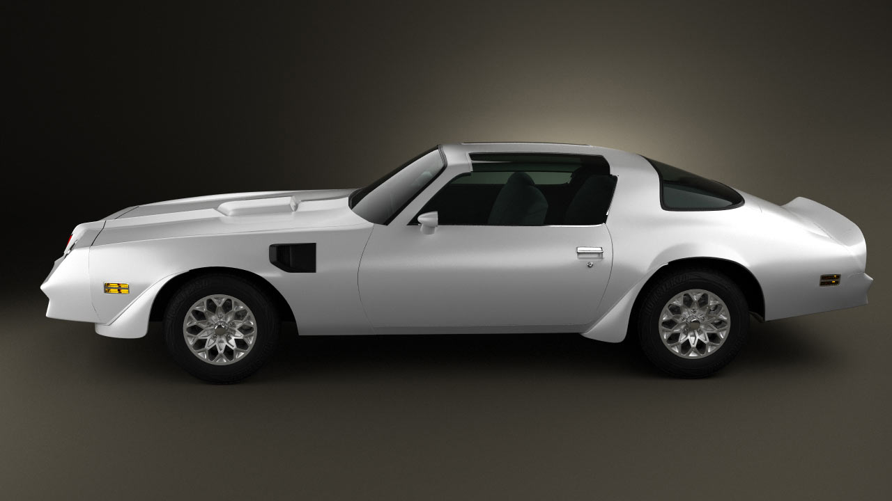 360 view of Pontiac Firebird Trans Am 1977 3D model - 3DModels store