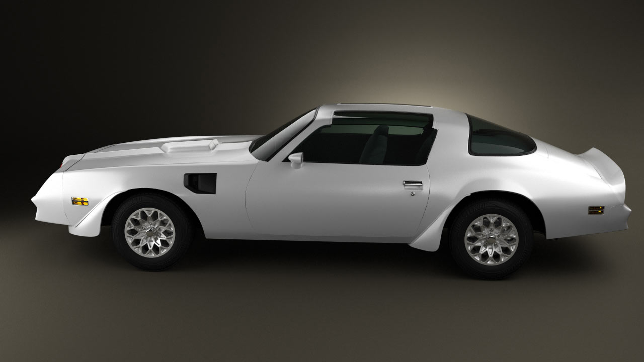 360 view of Pontiac Firebird Trans Am 1977 3D model - 3DModels store