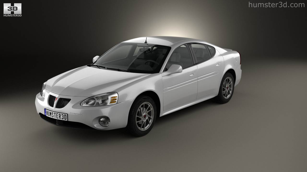 360 view of Pontiac Grand Prix GTP 2008 3D model - 3DModels store