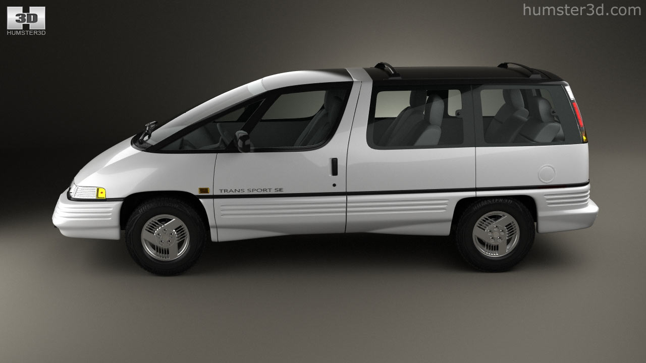 360 view of Pontiac Trans Sport 1999 3D model - 3DModels store