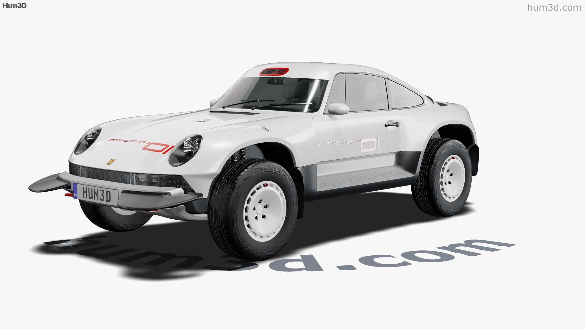 360 view of Porsche Singer All-terrain Competition Study 2024 3D model ...