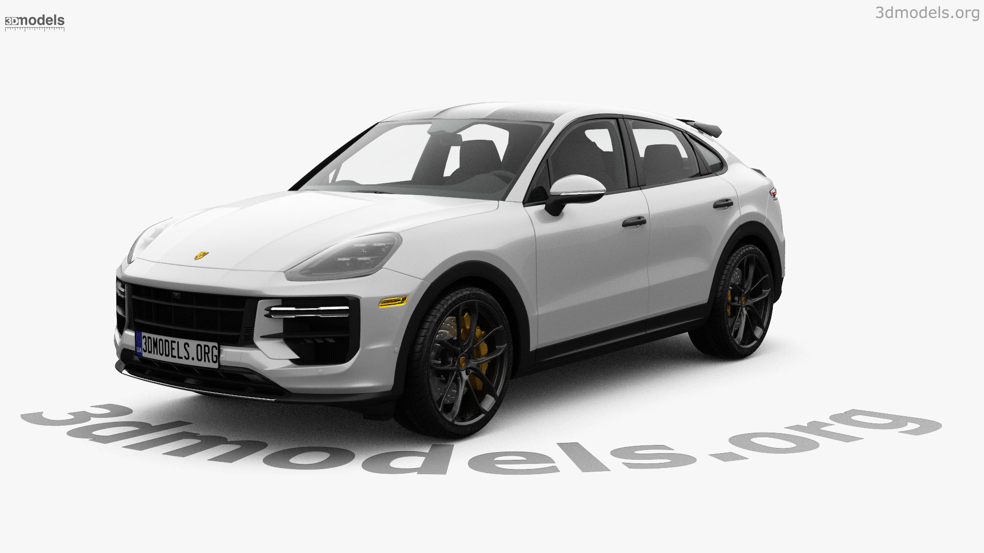 360 View Of Porsche Cayenne Coupe Turbo GT US spec 2025 3D Model 360 View Of Porsche Cayenne Coupe Turbo GT US spec 2025 3D Model