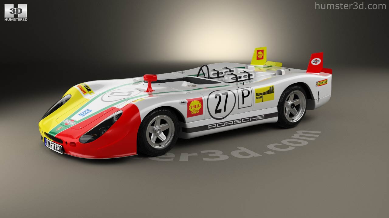 360 view of Porsche 908/02 Flunder Spyder 1969 3D model - 3DModels store