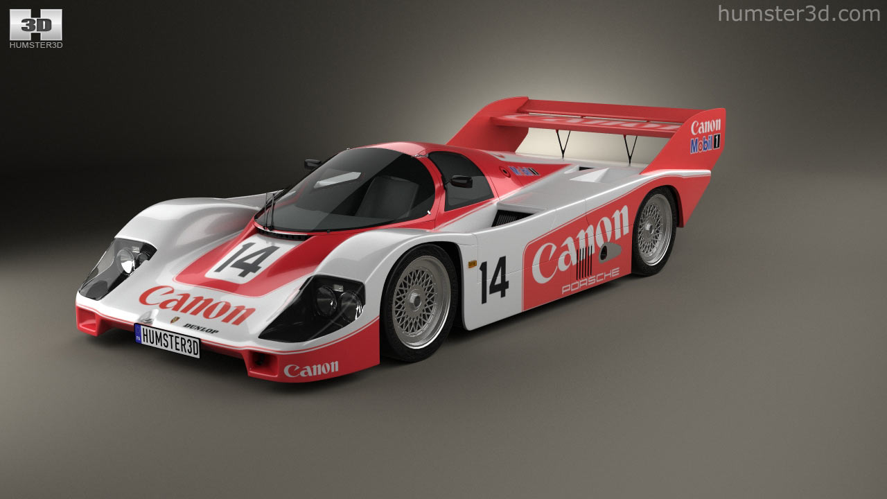 360 view of Porsche 956 C 1984 3D model - 3DModels store