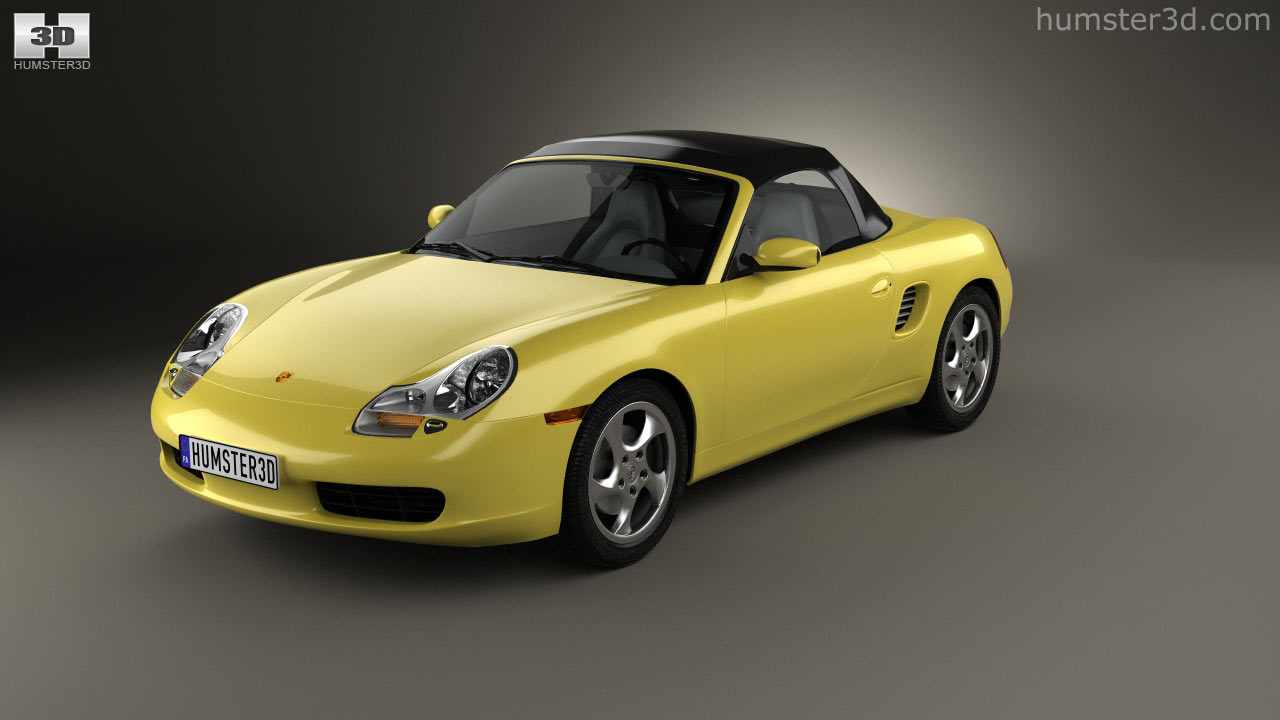 360 view of Porsche Boxster 986 2003 3D model - 3DModels store