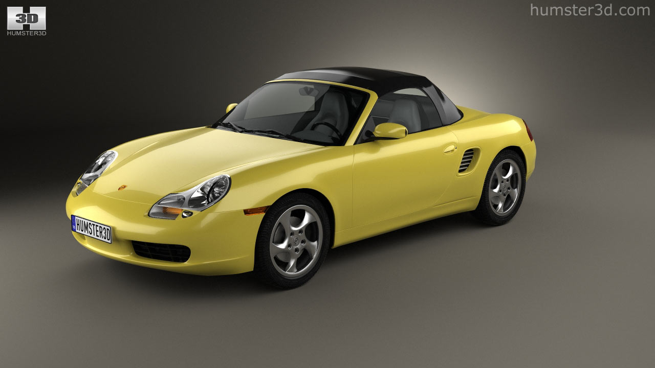 360 view of Porsche Boxster 986 2003 3D model - 3DModels store