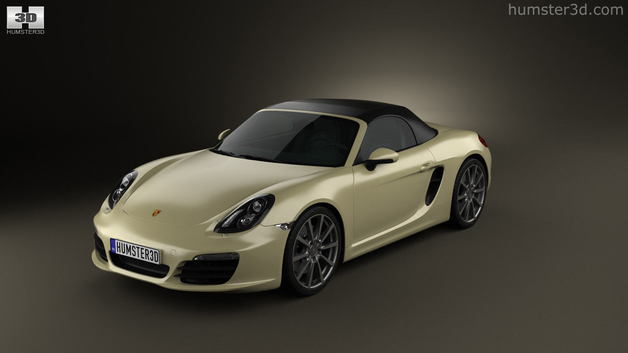 360 view of Porsche Boxster S 981 2015 3D model - 3DModels store