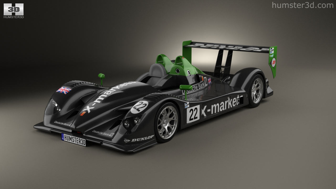 360 view of Radical SR9 2006 3D model - 3DModels store