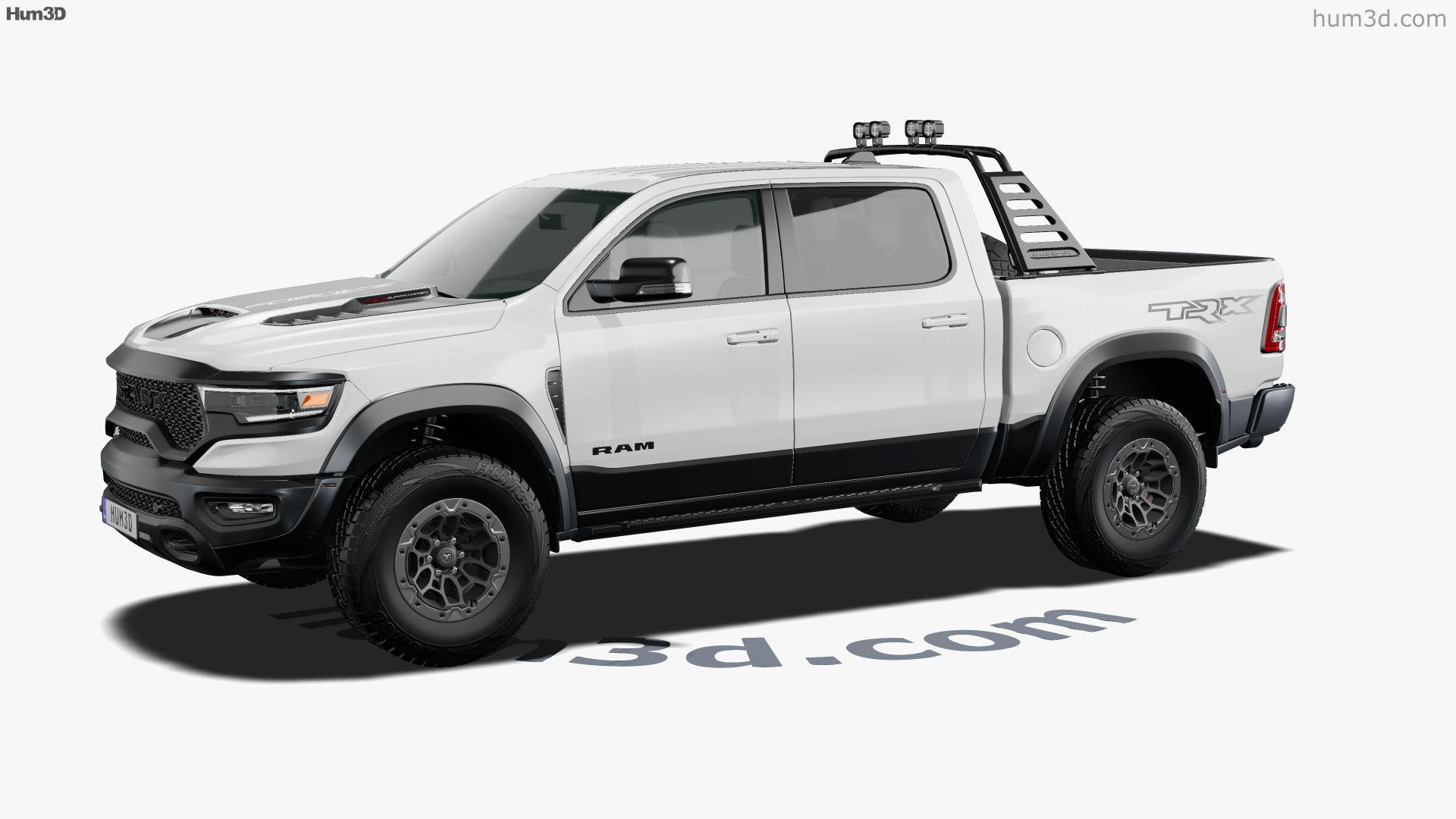 360 view of Ram 1500 Crew Cab TRX Mopar Performance Parts 2024 3D model ...