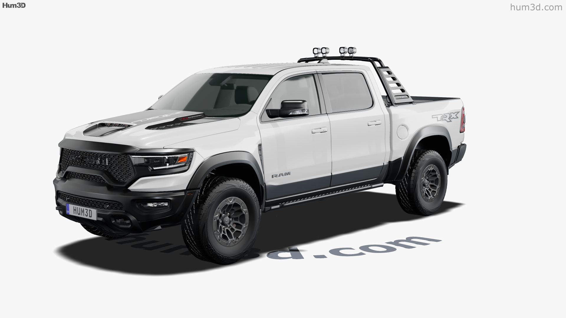 360 view of Ram 1500 Crew Cab TRX Mopar Performance Parts 2024 3D model ...