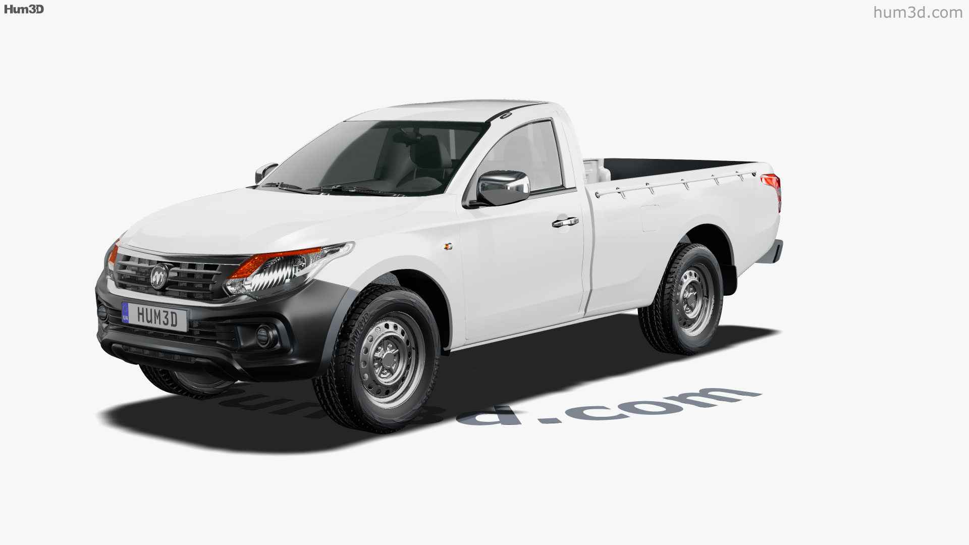 360 view of Ram 1200 Single Cab ST 2020 3D model - 3DModels store