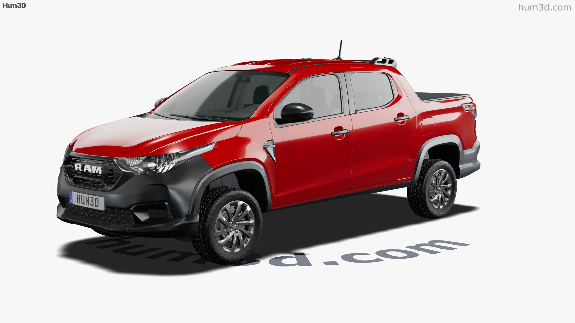 360-Ansicht Auf Ram 700 Crew Cab BigHorn 2022 3D-Modell, 52% OFF