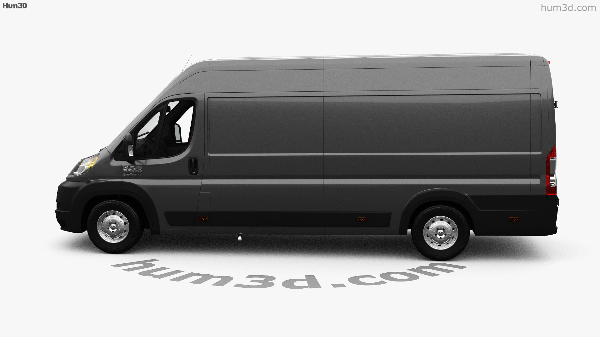 360 view of Ram ProMaster Cargo Van L4H2 2022 3D model - 3DModels store