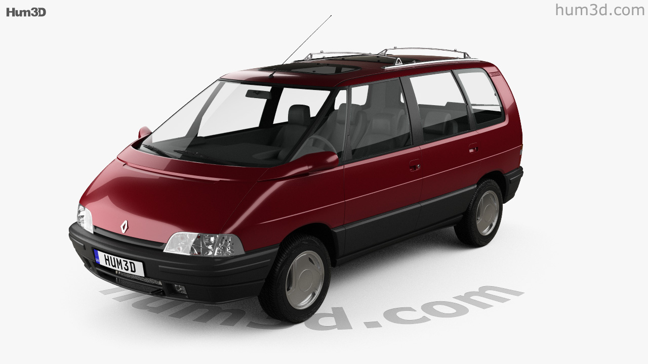 360 view of Renault Espace 1994 3D model - 3DModels store
