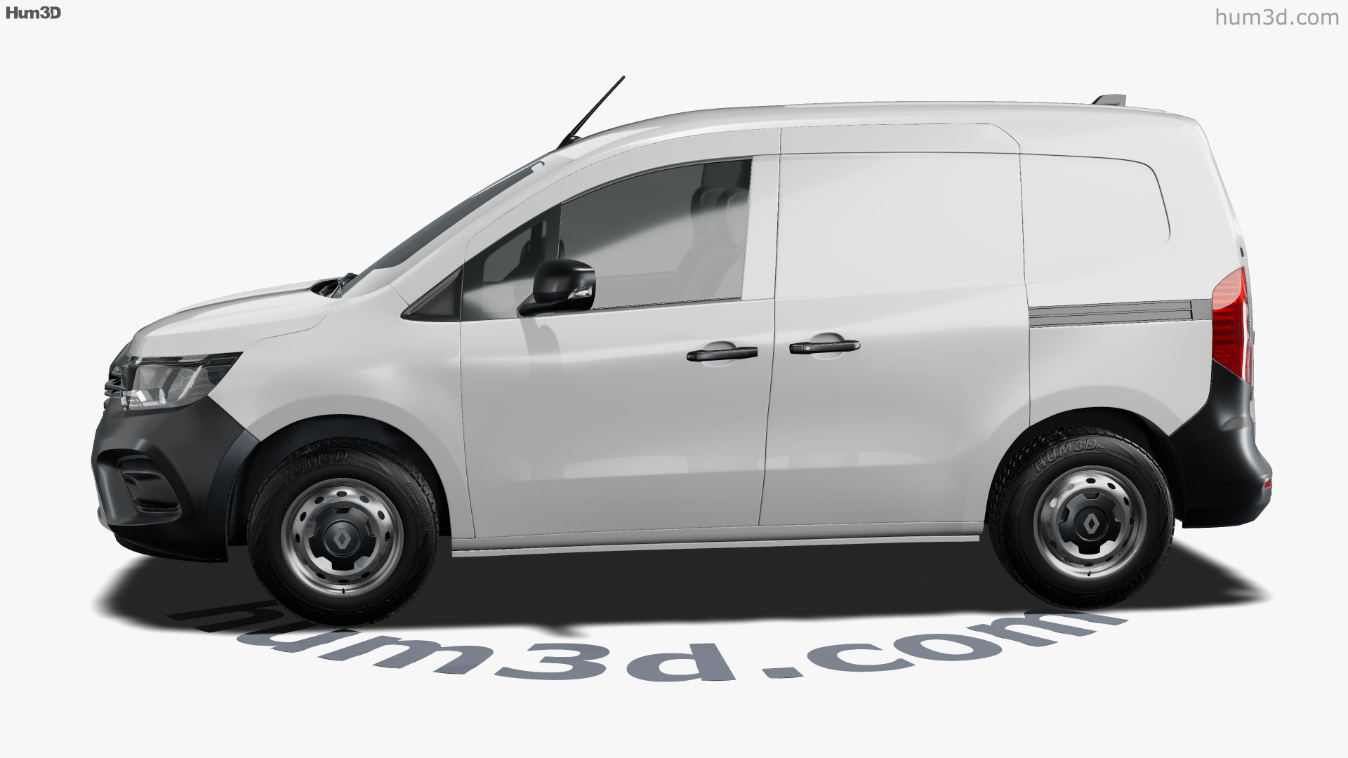 360 view of Renault Kangoo Van 2023 3D model - 3DModels store