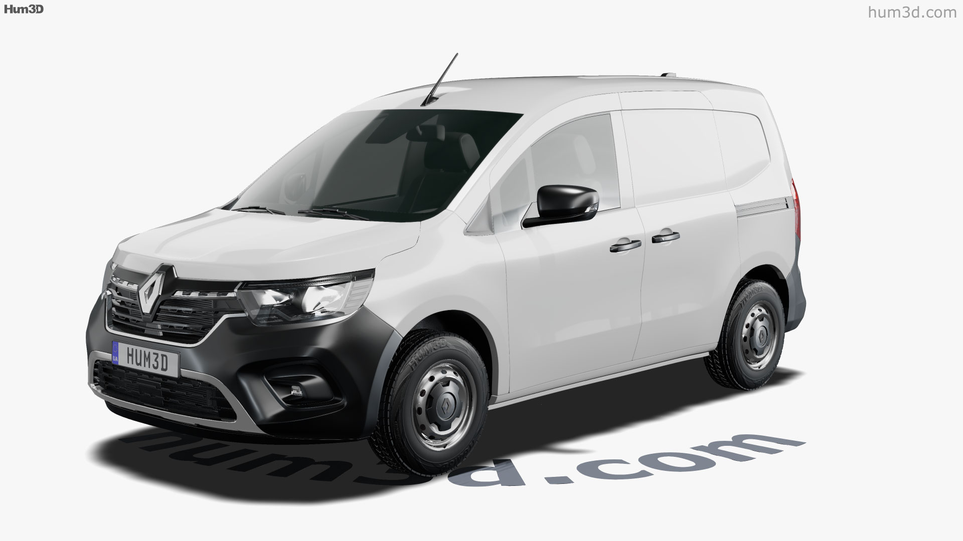 360 view of Renault Kangoo Van 2023 3D model - 3DModels store