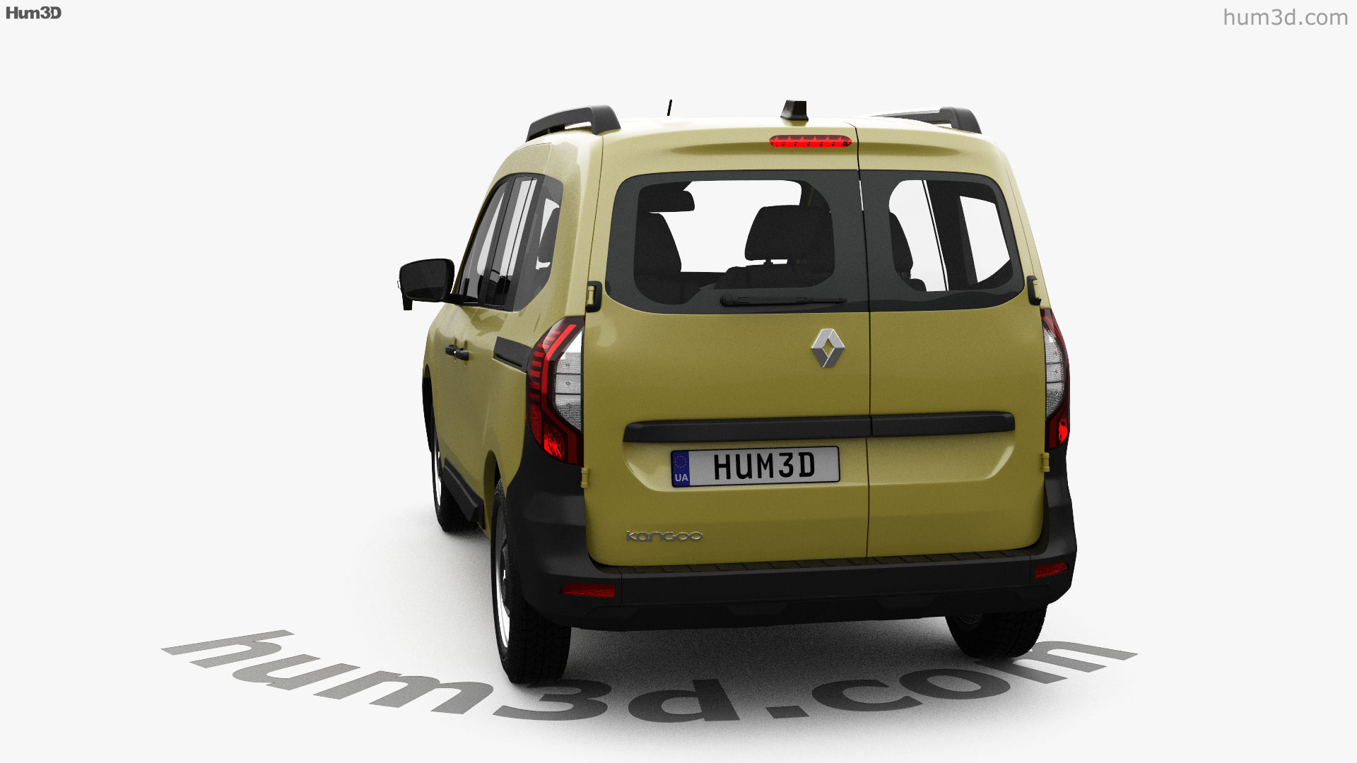 360 view of Renault Kangoo JP-spec 2024 3D model - 3DModels store
