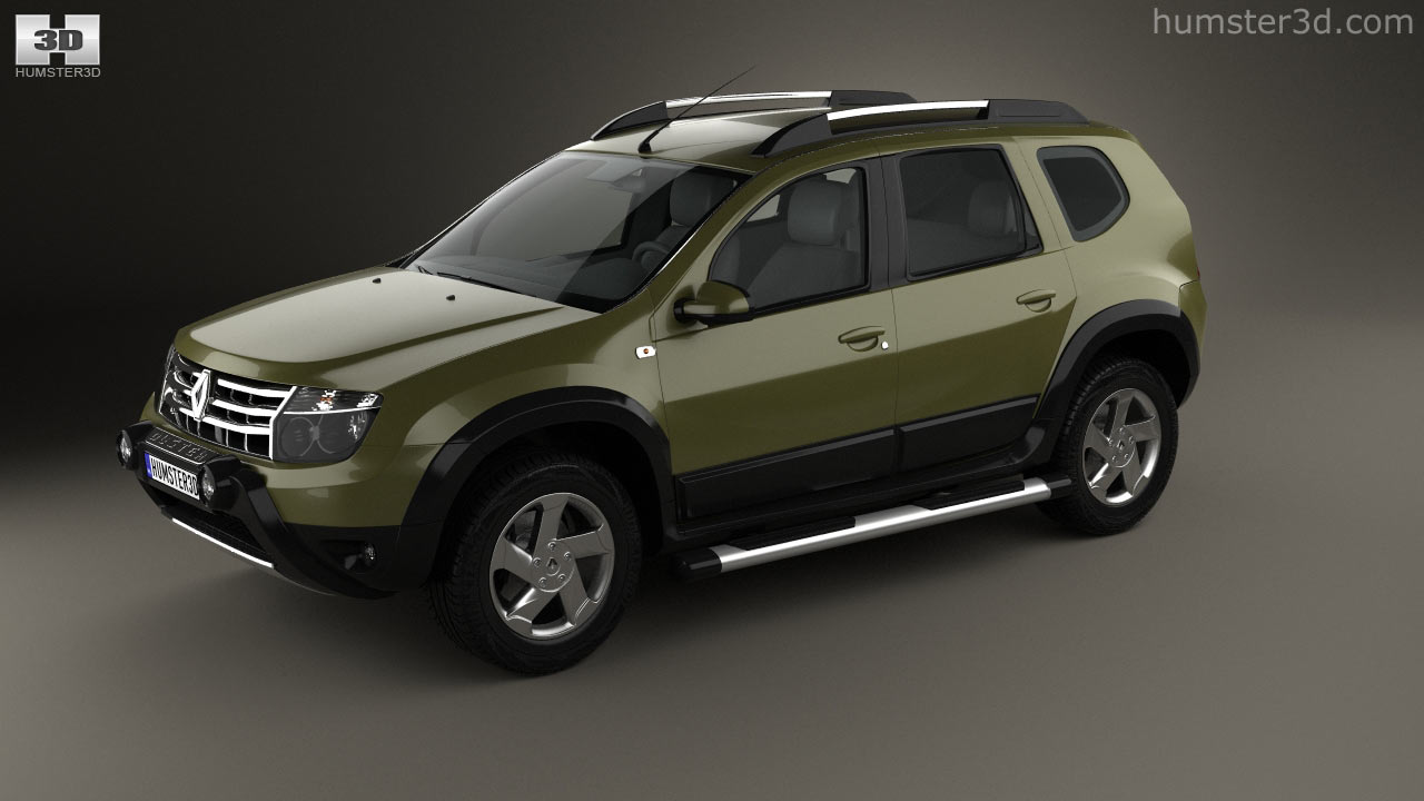 360 view of Renault Duster (BR) 2013 3D model - 3DModels store