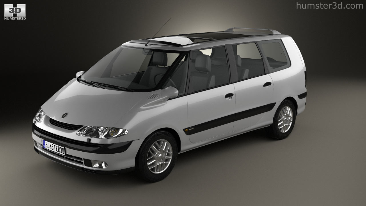360 view of Renault Espace 2002 3D model - 3DModels store