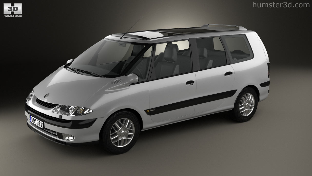 360 view of Renault Espace 2002 3D model - 3DModels store