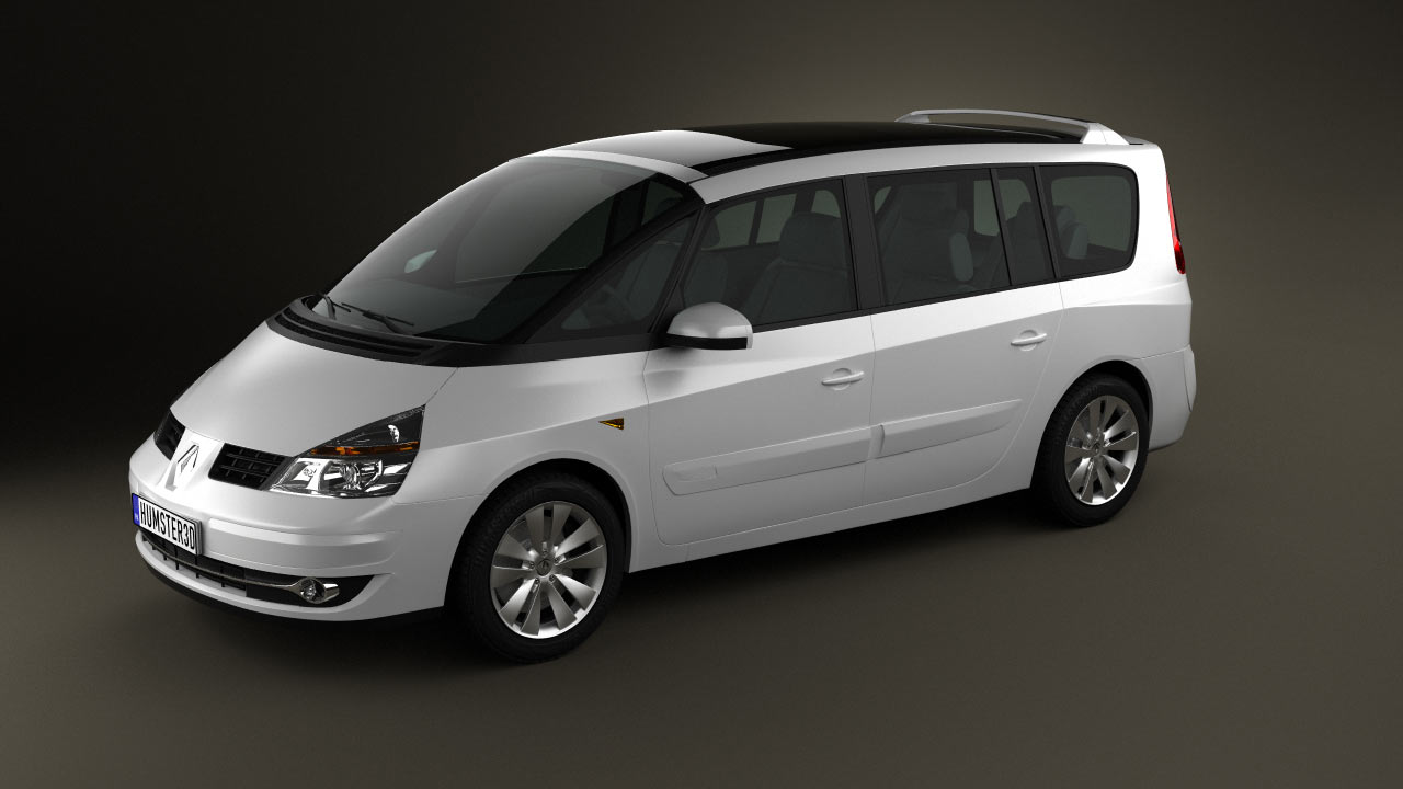 360 view of Renault Grand Espace 2014 3D model - 3DModels store