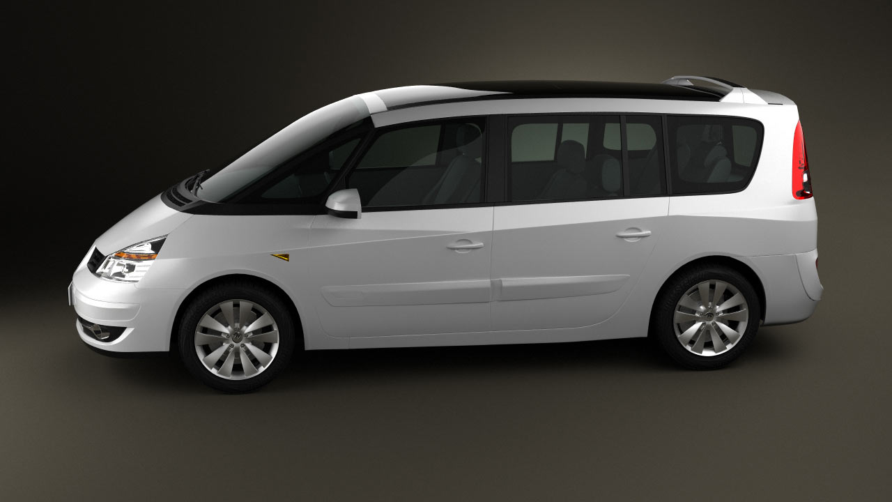 360 view of Renault Grand Espace 2014 3D model - 3DModels store