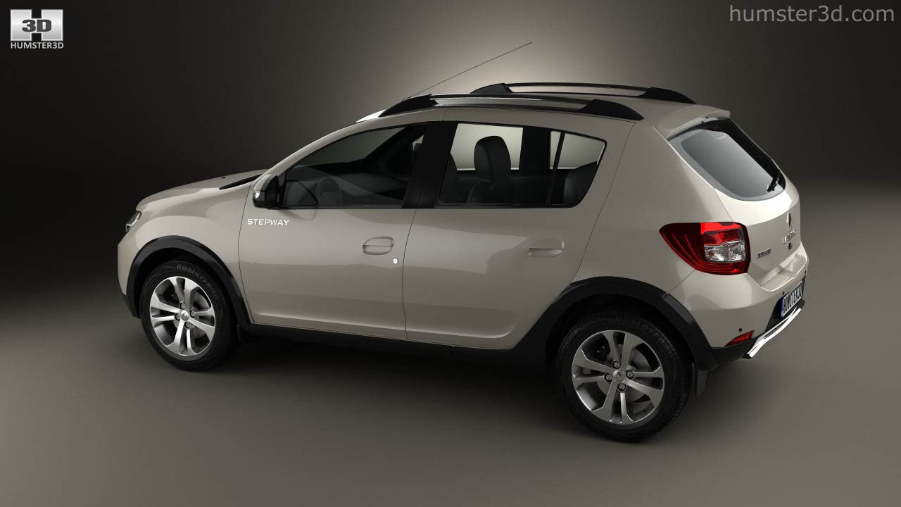 360 view of Renault Sandero Stepway 2017 3D model - 3DModels store