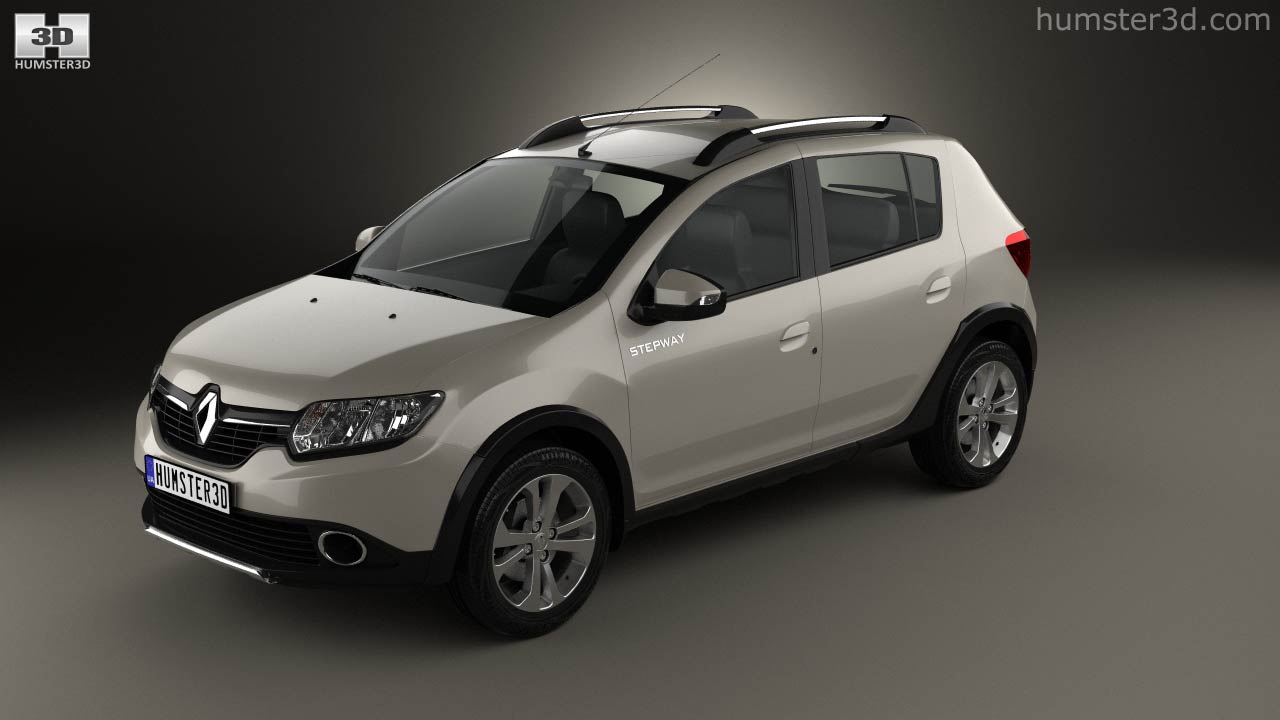 360 view of Renault Sandero Stepway 2017 3D model - 3DModels store