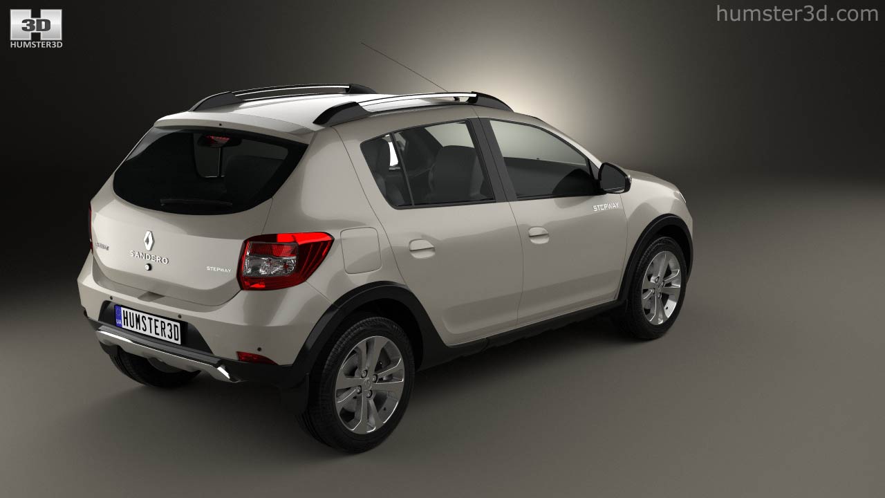 360 view of Renault Sandero Stepway 2017 3D model - 3DModels store