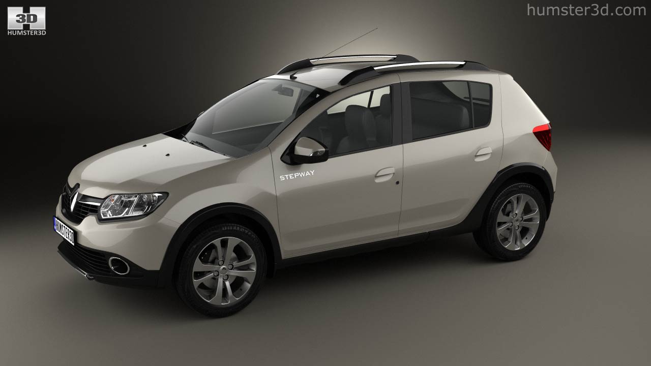 360 view of Renault Sandero Stepway 2017 3D model - 3DModels store