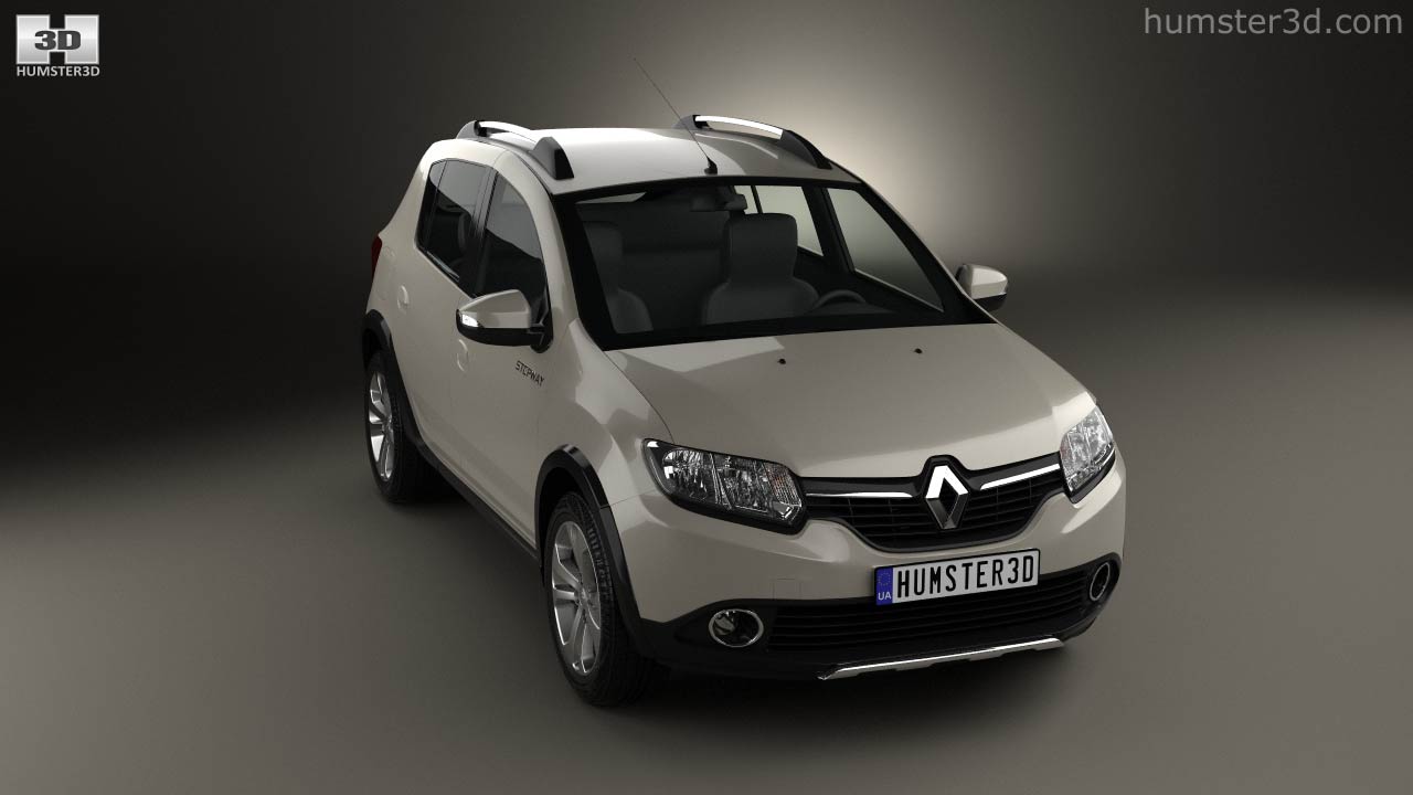 360 view of Renault Sandero Stepway 2017 3D model - 3DModels store