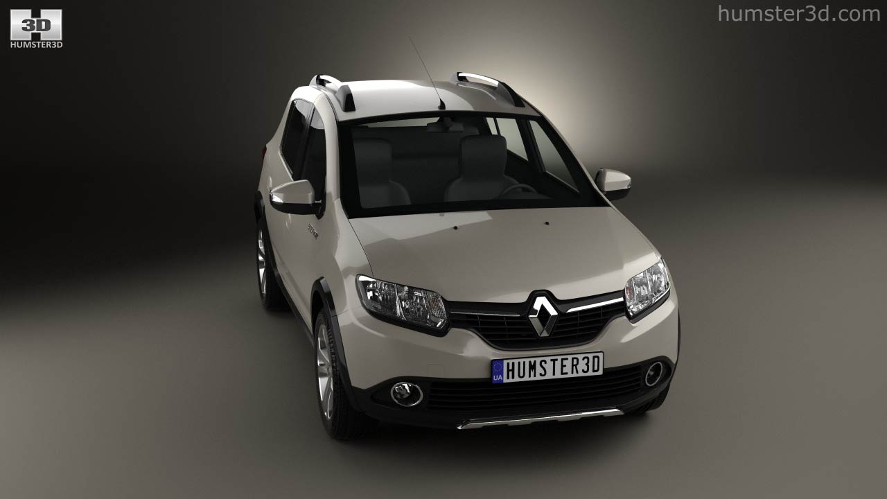 360 view of Renault Sandero Stepway 2017 3D model - 3DModels store