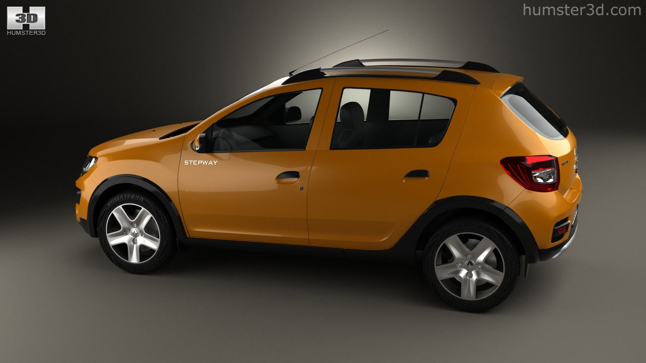 360 view of Renault Sandero Stepway (BR/RU) 2017 3D model - 3DModels store