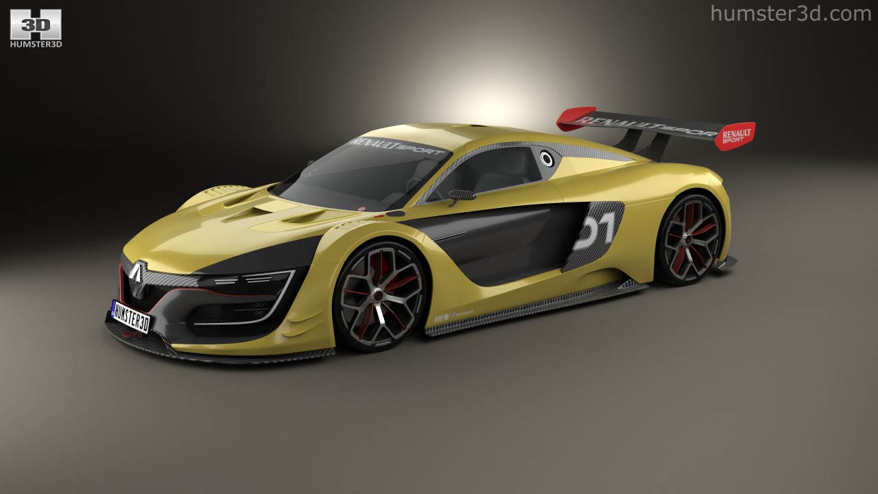 360 view of Renault Sport R.S. 01 2016 3D model - 3DModels store